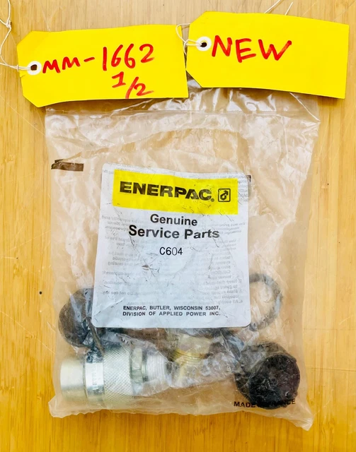 ENERPAC C604 HYDRAULIC Quick Coupler (Male-Female) Set 700 Bar/10,000 ...