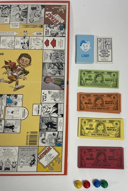 VINTAGE 1979 &THE MAD Magazine Board Game" by Parker Brothers $20.69 ...