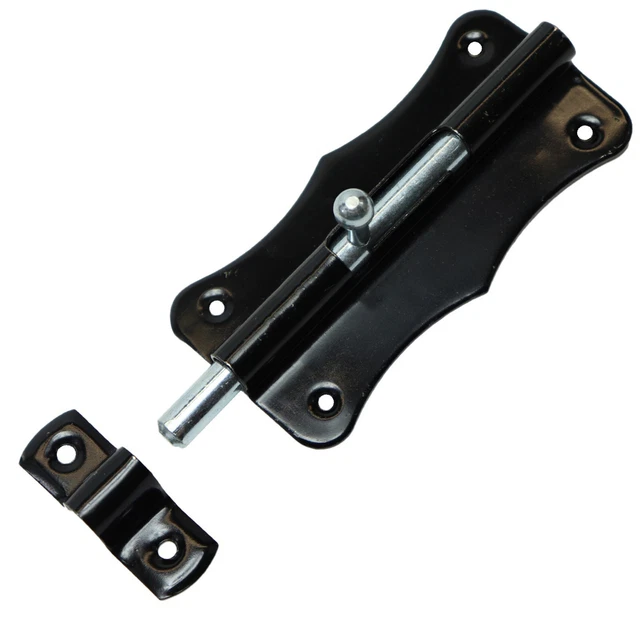 GARDEN GATE LATCH Catch Shed Sliding Door Tower Bolt Heavy Duty 100mm 4 ...