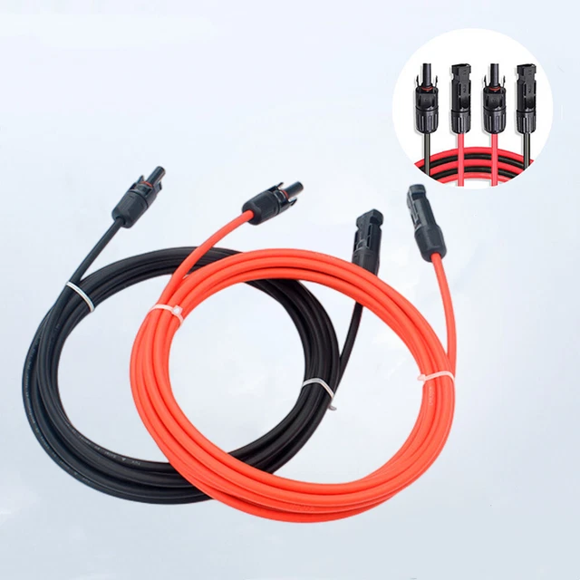 SOLARKABEL VERLÄNGERUNGSKABEL ROT Schwarz 6mm² Helukabel passt PV Stecker EUR 11,89 - PicClick DE
