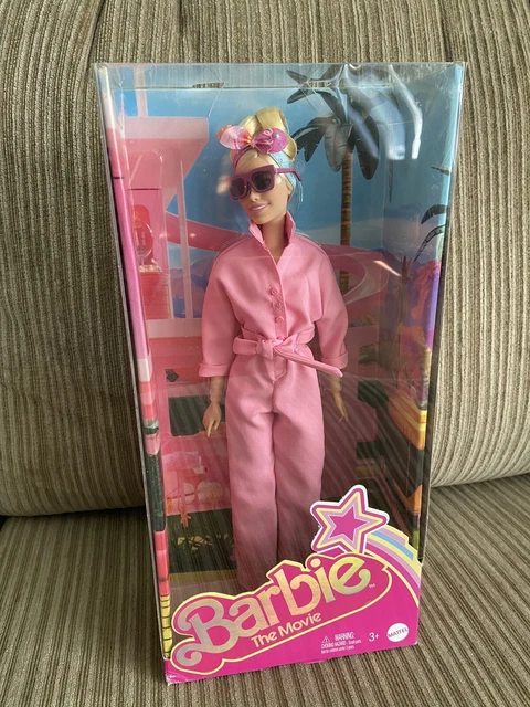 BARBIE MOVIE COLLECTIBLE Doll - Margot Robbie in Pink Jumpsuit - IN ...