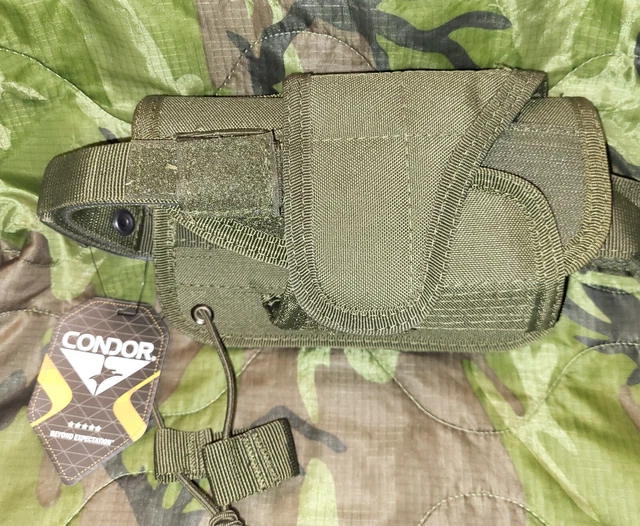 CONDOR MA68-001 TACTICAL Horizontal Universal OD MOLLE Pistol RH ...