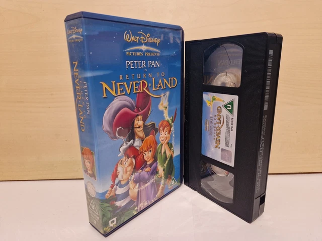 PETER PAN IN Return To Never Land - Walt Disney - PAL VHS Video Tape ...