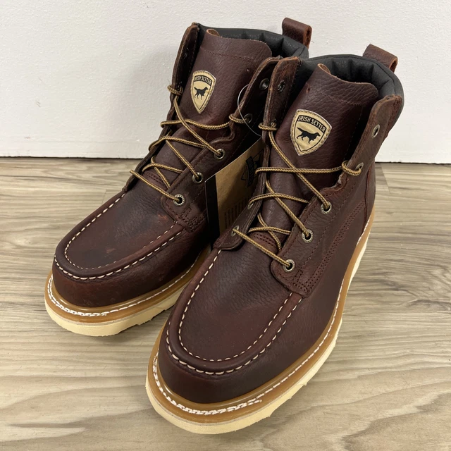 IRISH SETTER 83605 6” Ashby Soft Toe Work Boots Brown Men 11 D NWOB ...