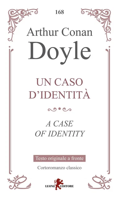 ANDREA CARIELLO ARTHUR Conan Doyle Un caso d’identità-A case of ...