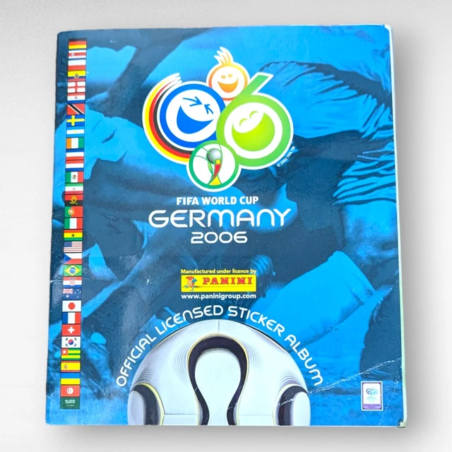 COMPLETED PANINI FIFA World Cup 2006 Germany Sticker Album Messi ...