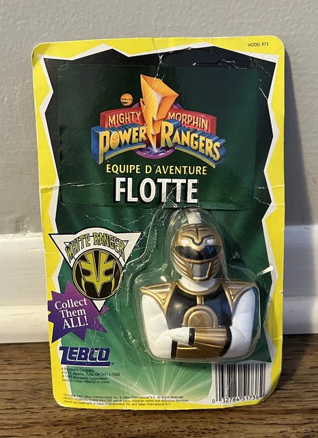 MIGHTY MORPHIN POWER Rangers Adventure Team FISHING BOBBER White Ranger ...