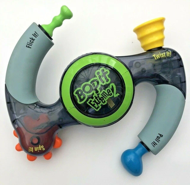 ORIGINAL 2002 HASBRO Bop It Extreme 2 Electronic Handheld Fun Game ...