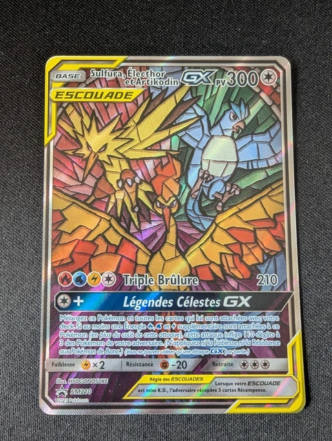 Carte Pokémon Promo Sulfura électhor Et Artikodin Gx Sm210 Fr Eur 35