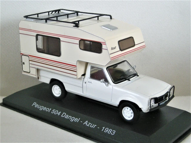PEUGEOT 504 DANGEL Azur Camping Car - Ixo Hachette Presse 1/43 EUR 18 ...