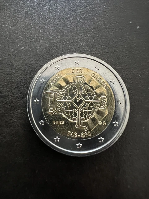 2 EURO MÜNZE Karl der Große EUR 100,00 - PicClick DE