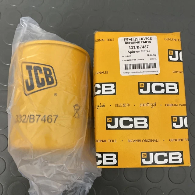 GENUINE JCB HYDRAULIC FILTER JCB Part No. 332/B7467 - SAME DAY DISPATCH ...