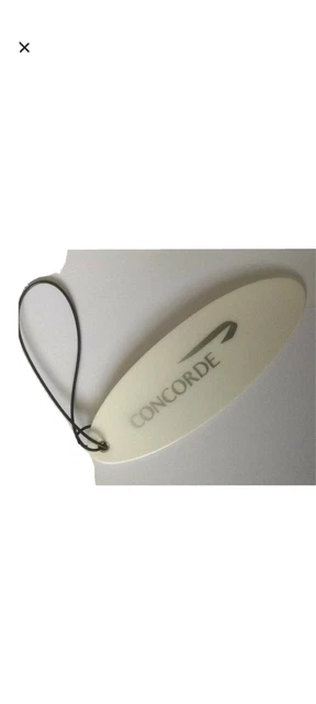 BRITISH AIRWAYS CONCORDE M199 plastic bag baggage tag label 4th edition ...