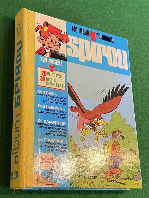 RELIURE RECUEIL ALBUM du journal SPIROU N° 140 - 1976 - Très Bel Etat EUR 30,00 - PicClick FR