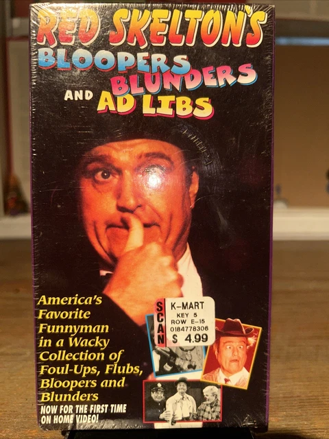 VINTAGE RED SKELTONS Bloopers Blunders VHS 1994 Video, New Sealed £8.87 ...