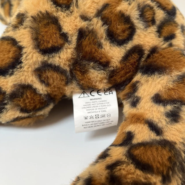 SOFT TOY CUDDLY Plush Leopard Jaguar Weighted Heavy Stuffed Animal ...