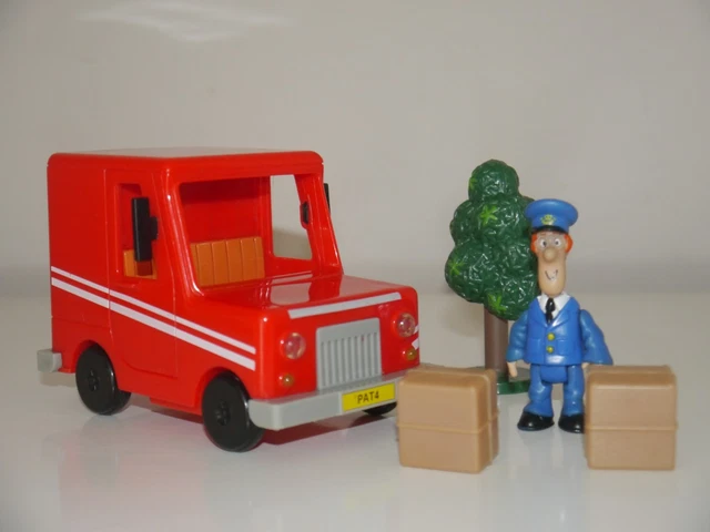 POSTMAN PAT TOYS SDS Special Delivery Van Pat 4 (RARE) Pat Parcels Tree ...