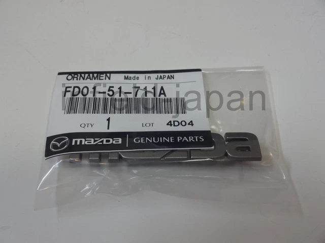 GENUINE MAZDA RX-7 FD3S Rear Trunk Badge Emblem FD01-51-711A F/S EUR 49 ...