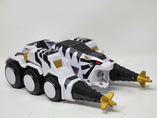 POWER RANGERS SUPER Samurai White Tiger Tank Megazord Figure 2012 ...