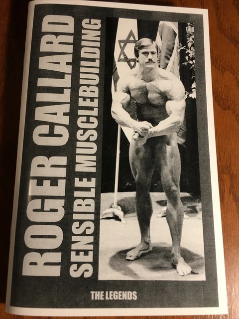 BODYBUILDING POWERLIFTING ROGER Callard Sensible Training Book Booklet ...