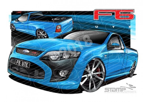 FPV UTES FG F6 Ute Nitro Twist A1 Stretched Canvas (Fv508T) $279.00 ...
