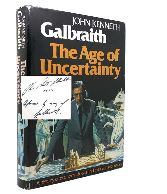 JOHN KEN GALBRAITH The Âge De Uncertainty Signé 1st Édition 1st EUR 257 ...