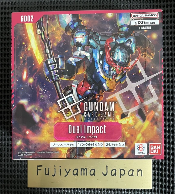 GUNDAM CARD GAME Dual Impact Booster Box GD02 Tape Sealed Japanese ...