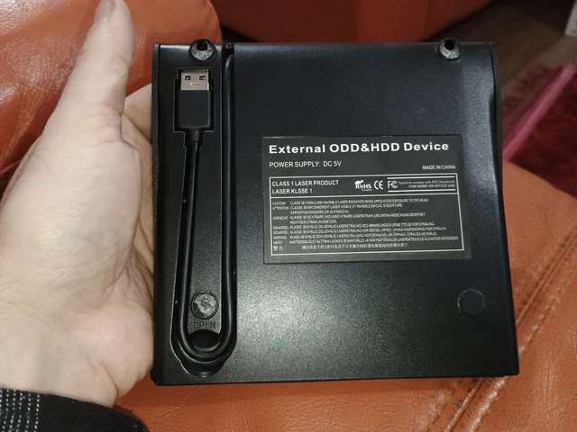 PHILIPS SLIMLINE EXTERNAL CD & DVD rewriter drive - ideal for desktop ...