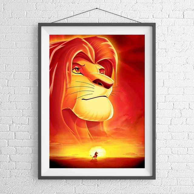 DISNEY LION KING ANIMATION POSTER PICTURE PRINT Sizes A5 to A0 **NEW ...