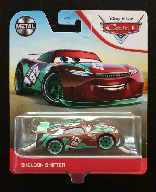 DISNEY PIXAR CARS 3 Sheldon Shifter Diecast Car Sputter Stop Racer #92 ...