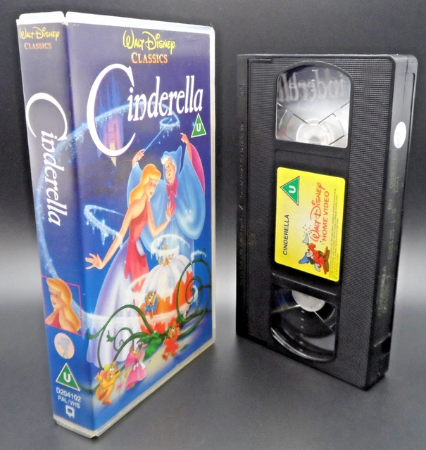 CINDERELLA VHS VIDEO Tape Cassette UK PAL Disney £2.23 - PicClick UK