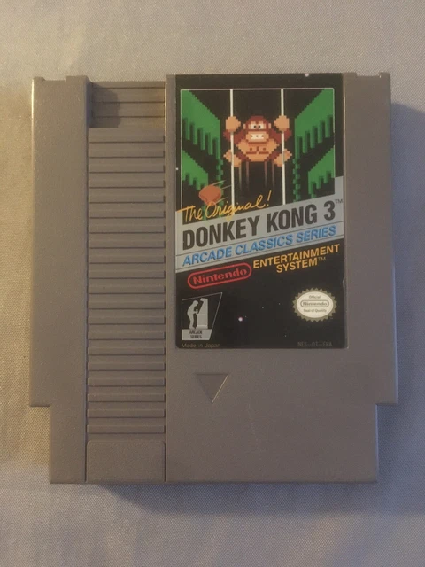 DONKEY KONG 3 Arcade Classics Series Nintendo Nes Pal B Fra TBE EUR 49 ...