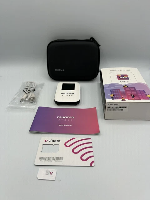 MUAMA RYOKO PORTABLE Wi-Fi 4G LTE Mobile Broadband Wireless Router With ...
