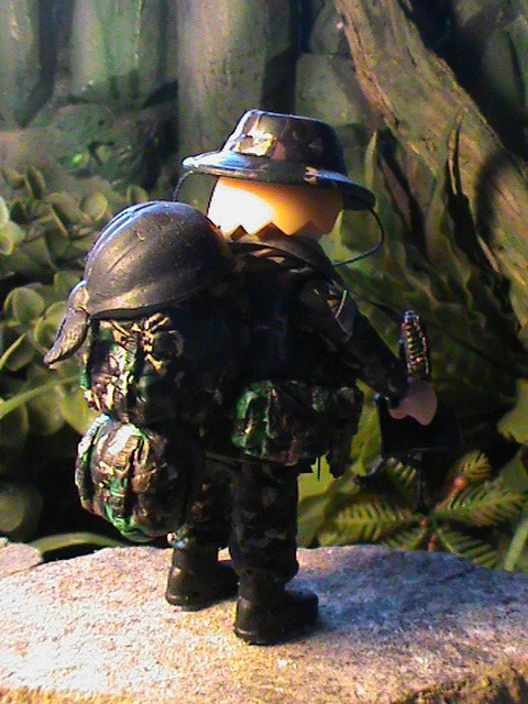 PLAYMOBIL CUSTOM US.RANGER Unif.MARPAT Woodland Ref-0232 Bis EUR 44,63 ...