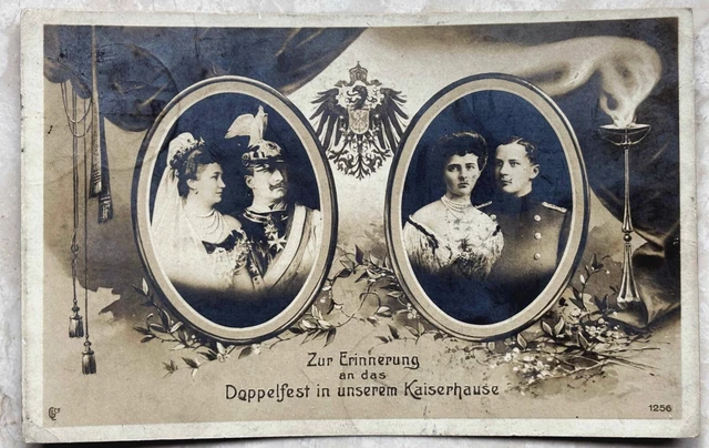 HOHENZOLLERN DOPPELFEST: SILBERHOCHZEIT Kaiser Wilhelm II.+Auguste ...