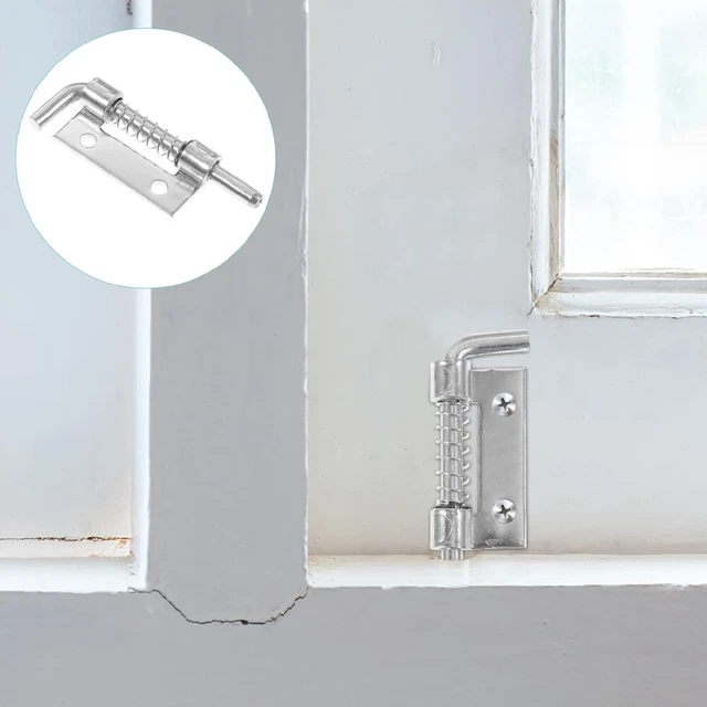 PLUNGER SPRING LOADED Galvanized Iron Latch Garage Latches Plunger ...