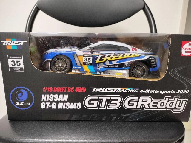 KYOSHO EGG NISSAN GT-R NISMO GT3 GReddy 1/16 Drift RC 4WD jouet voiture neuf EUR 155,78 ...