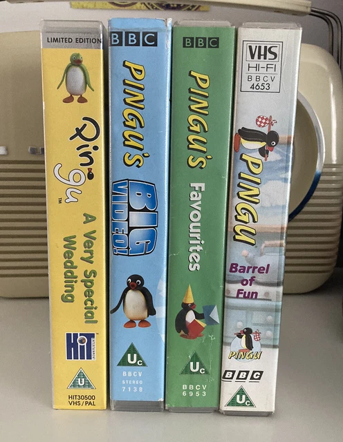 X4 PINGU VHS Bundle £14.99 - PicClick UK