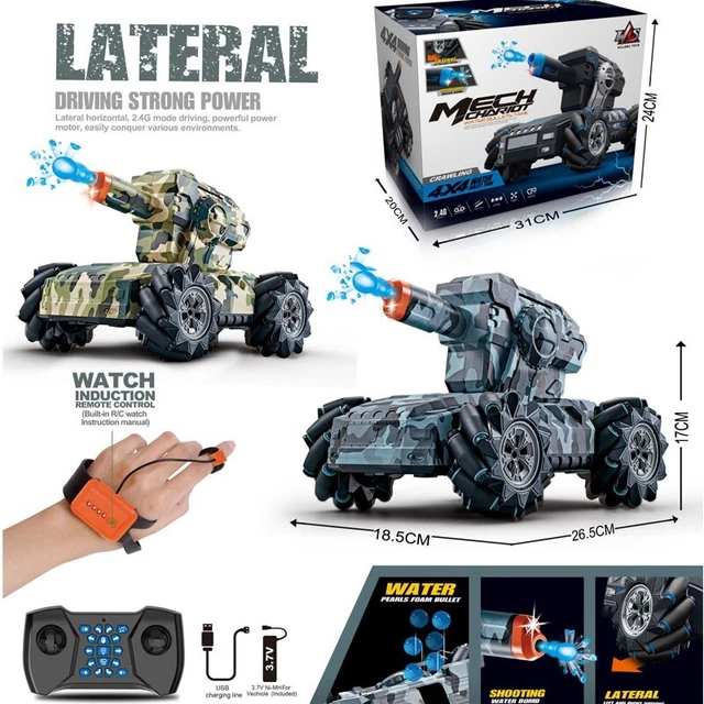 CAR RC 4WD Drift Stunt Tank Hand Gesture Sensing Off-Road Remote ...