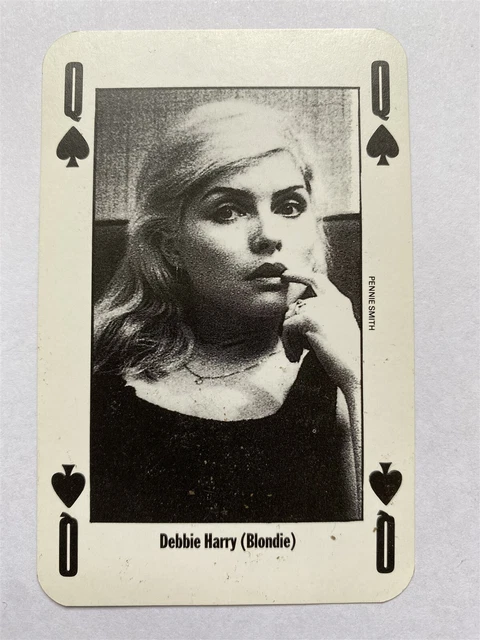 NME PLAYING CARD Queen Of Spades Debbie Harry Blondie EUR 7,71 ...