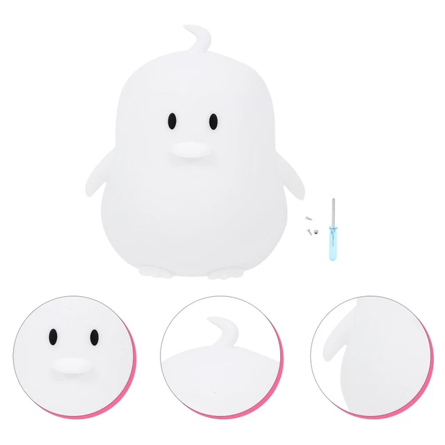 PENGUIN COLOR CHANGE Light Child Animal Touch Night Lamp Colors ...