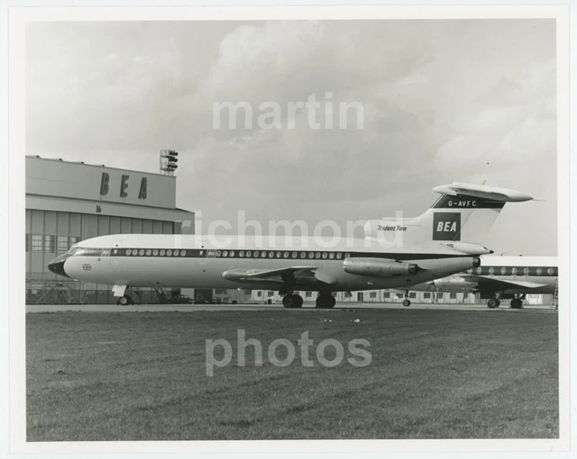 BEA HAWKER SIDDELEY Trident G-AVFC Large Original Photo, CX016 EUR 8,64 ...