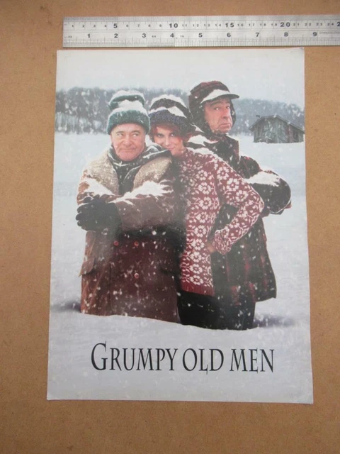 GRUMPY OLD MEN Promotional Synopsis Cast/Crew worn condition please ...