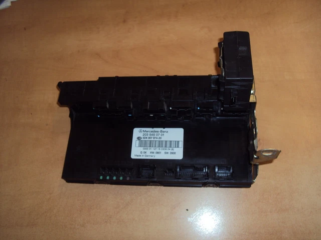 MERCEDES BENZ C Class W203 Hella Rear SAM Fuse Box 2035450701 5DK007974 ...