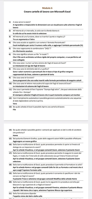 RISPOSTE + GUIDA Esame Eipass 7 Moduli User E Standard Aggiornato Febbraio 2025 EUR 2,99 ...