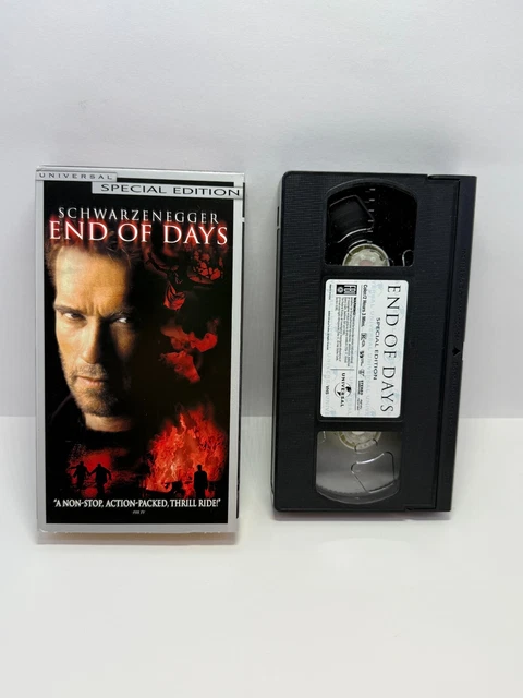 END OF DAYS VHS Tape 2000 Special Edition Schwarzenegger ** Buy 2 Get 1 ...