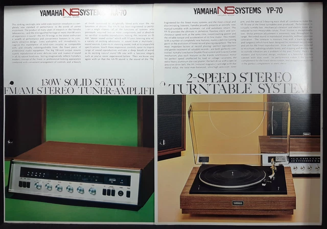 YAMAHA NS SYSTEMS - catalogo brochure Dépliant - Hi-Fi amplificatori ...