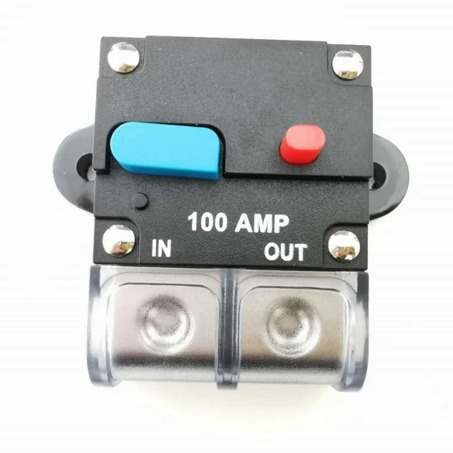 100-300A AMP CAR Automatic Fuse Automatic Switch Self Reset 12V-48V ...