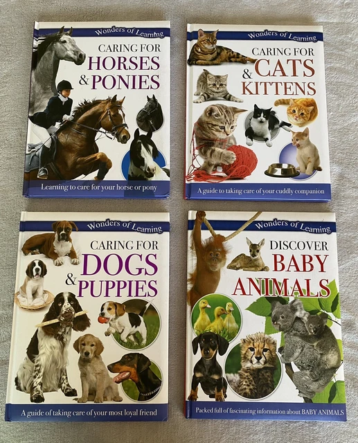 4 WONDERS OF Learning: Caring for Cats, Dogs, Horses, Baby Animals by ...