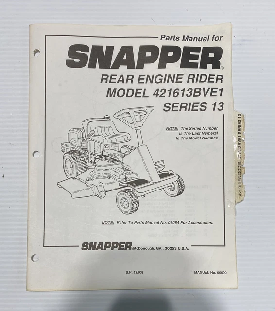 Snapper Mower Parts